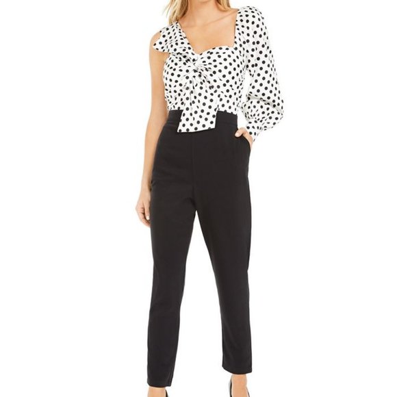 Bar III | Pants & Jumpsuits | Bar Iii Becca Tilley Jumpsuit Sz 4 Black ...